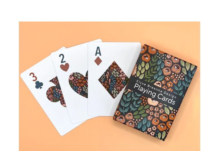 Floral Playing Cards | Plantstay | Gainesville Houseplant Shop